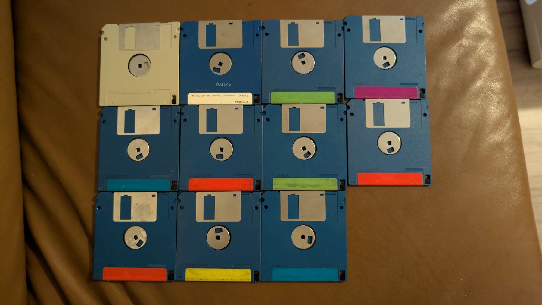 Roland S-50 Sounddisketten Set (11x) Vintage Library (Gebraucht) in ...