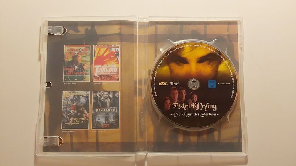 DVD The Art of Dying - Die Kunst des Sterbens, Top Zustand (Gebraucht ...