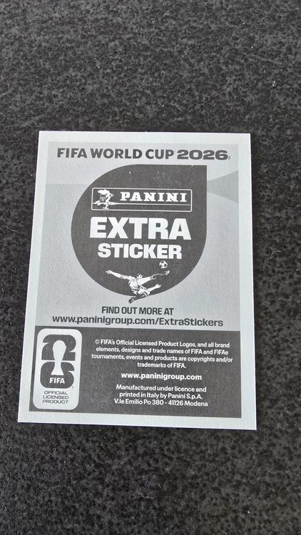 Panini WM 2026 - Extra Sticker - Erling Haaland (Neu (gemäss ...