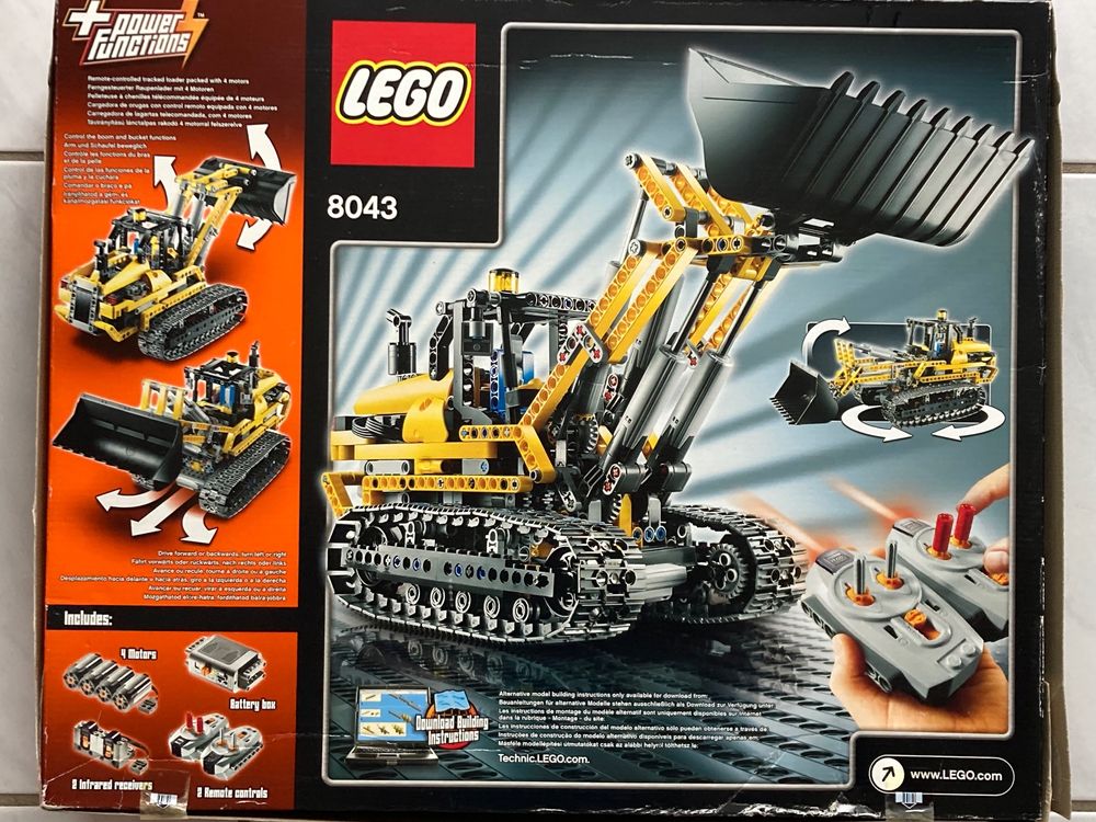 LEGO Technic Raupenbagger (8043) mit Fernsteuerung - NEU (Neu und ...