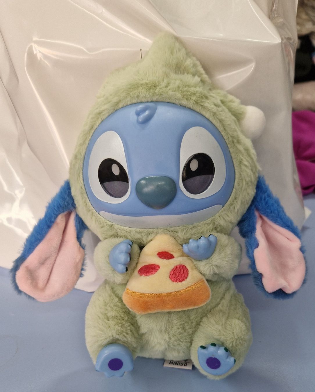 Labubu grande peluche Stitch PIZZA 25 cm NEUF (Neu und originalverpackt ...