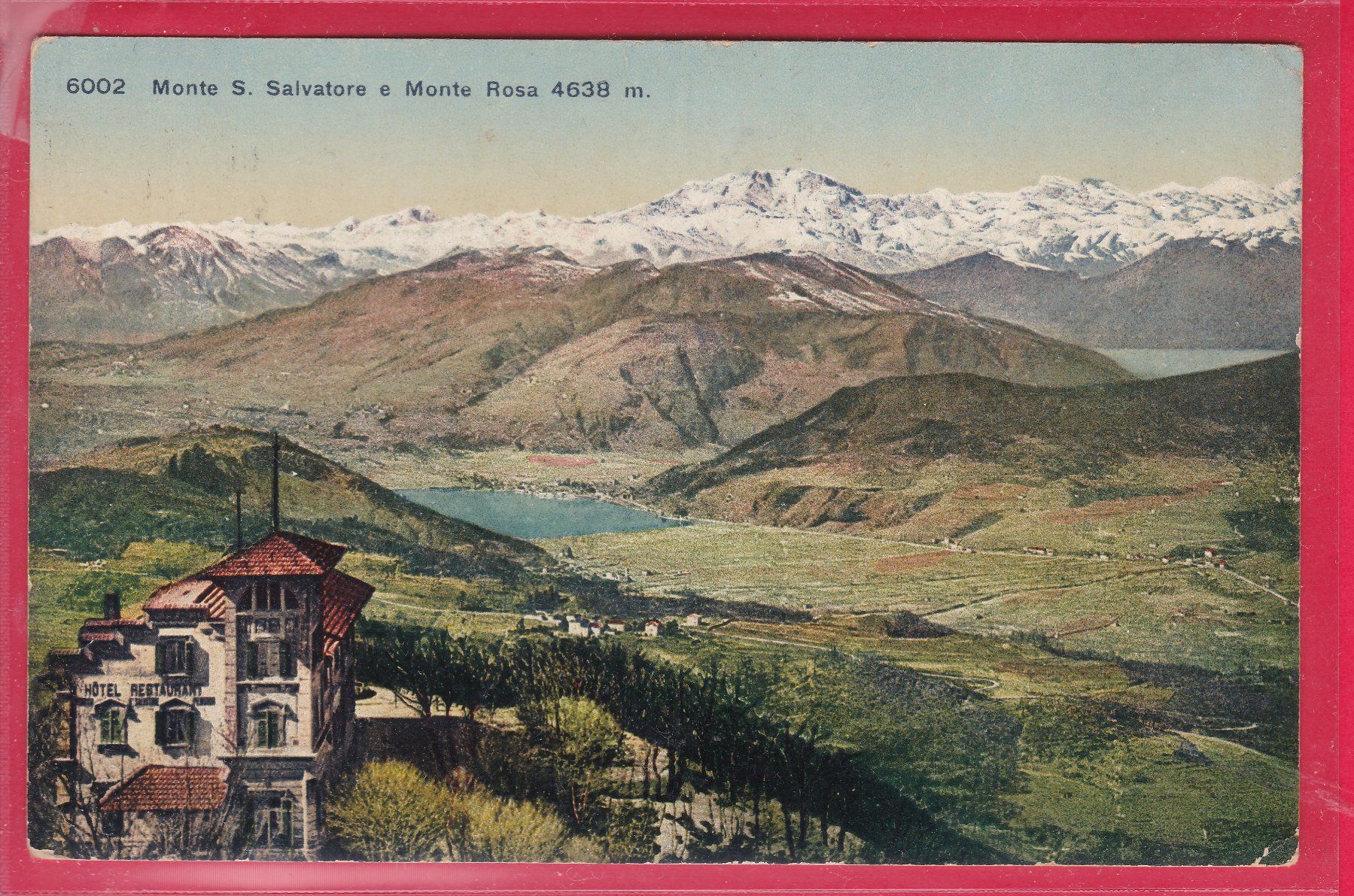 MONTE S. SALVATORE E MONTA ROSA 4638m, 7.9.1931 (Gebraucht) in ...