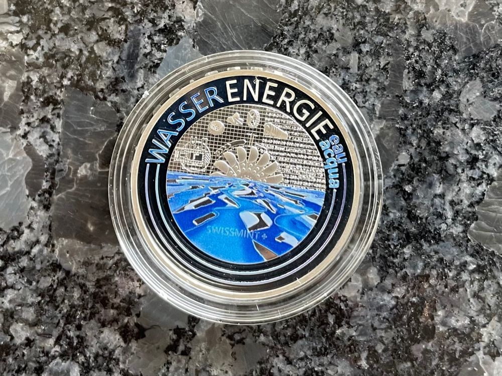 20 Fr. Sondermünze 2021 Wasserenergie - PP Silber - Nr. 6276 | Kaufen auf Ricardo