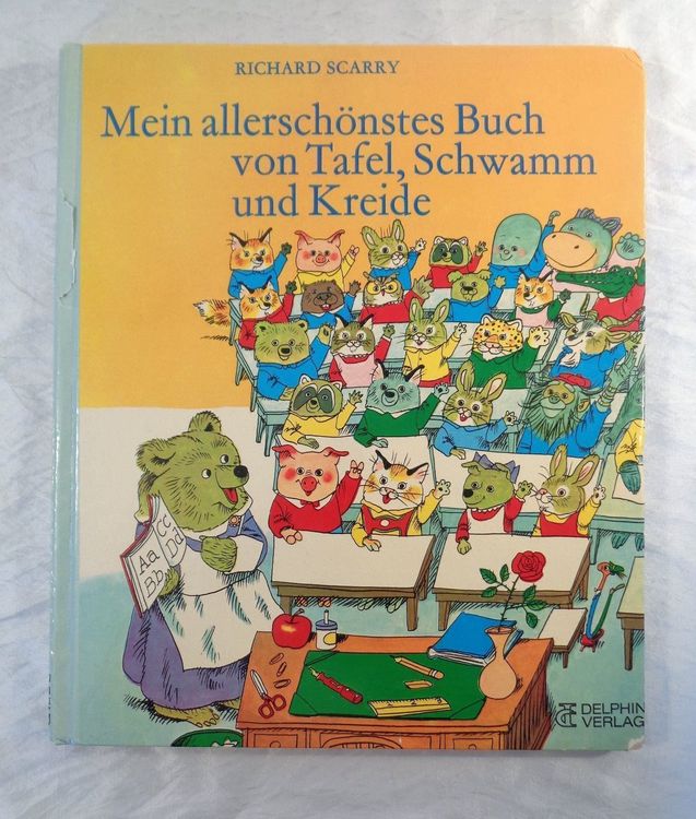 Richard Scarry - Tafel Schwamm & Kreide / Grosses Bilderbuch (Gebraucht ...