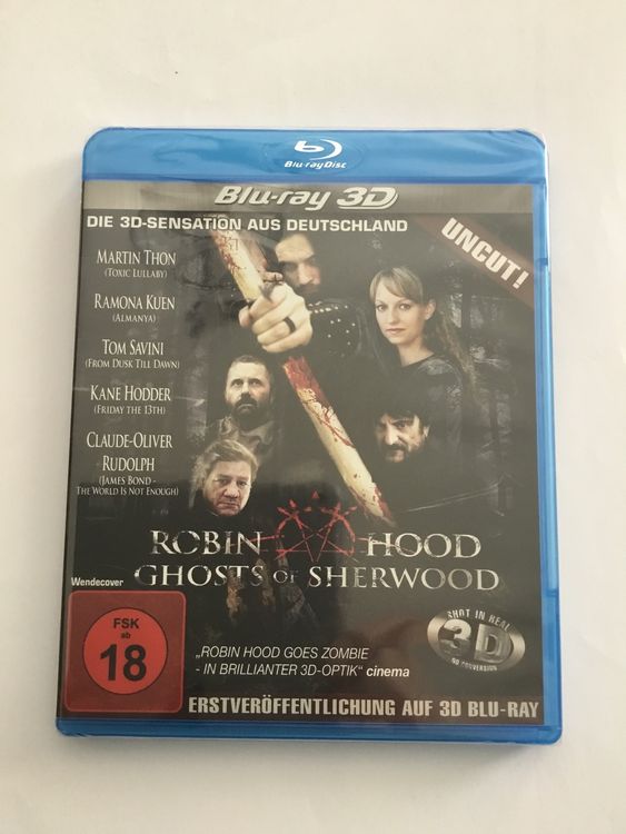 Robin Hood Ghosts of Sherwood Blu Ray Neu 3D OVP (Neu und originalverpackt) in Blauen für CHF 9. ...