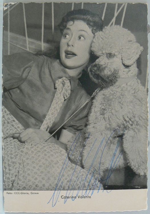 Caterina Valente (1931) Sängerin Schauspielerin - sign. Foto (Gebraucht ...