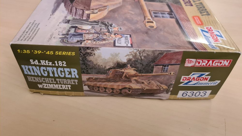 1:35 King Tiger Henschel Zimmerit - Dragon 6303 (Neu (gemäss ...
