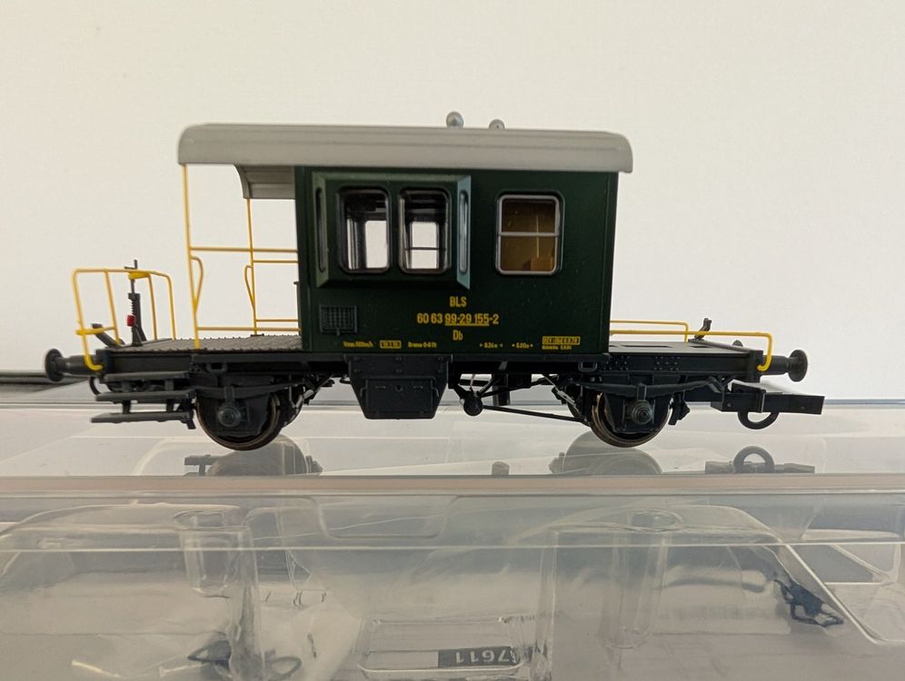 Roco 67611 Güterzugbegleitwagen „Sputnik“ BLS DC (Gebraucht) in Stein ...