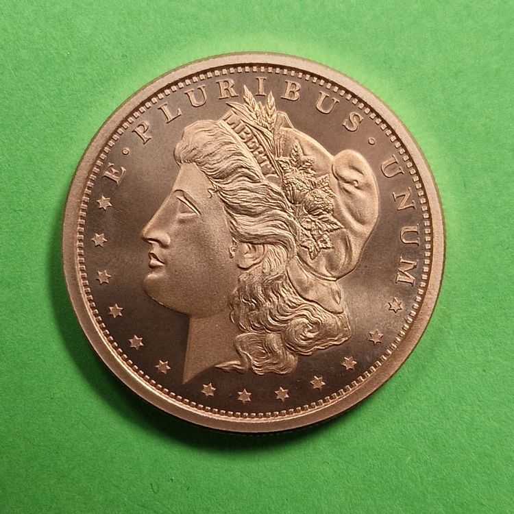 1 Oz .999 Copper, USA, GSM Morgan (Gebraucht) in Bouveret für CHF 6 ...
