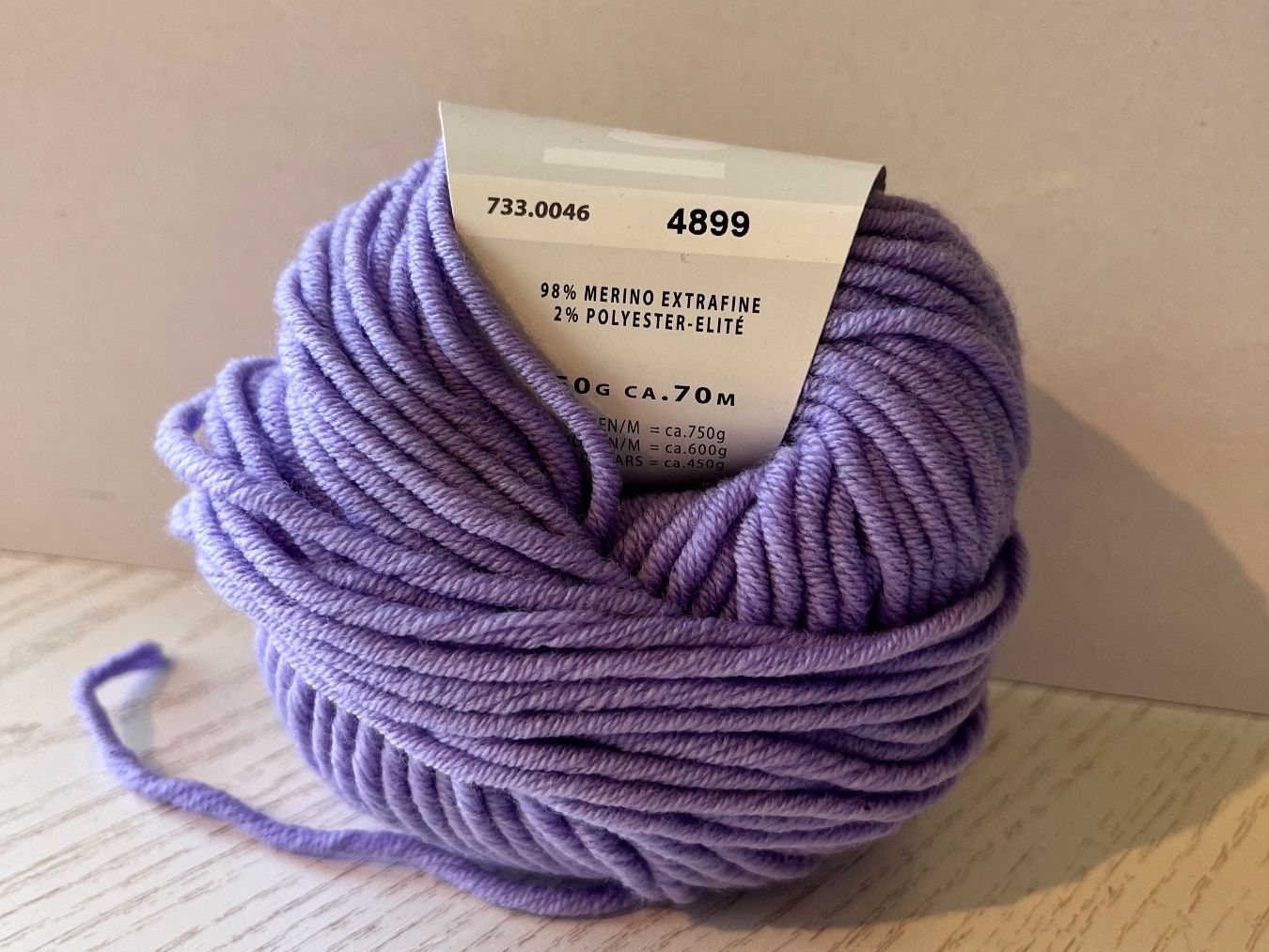 1 Knäuel Merino 70 Merino Superwash Lang Yarns (Neu (gemäss ...