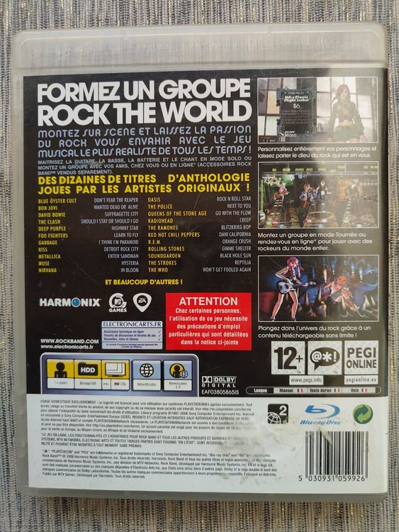 Rock Band PS3 (FR) 🎮 🔥 (Gebraucht) in Châtelaine für CHF 7.9 – mit ...