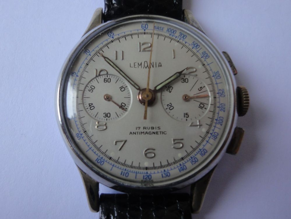 LEMANIA Chronograph Cal 1270 pre 320/321 | Kaufen auf Ricardo