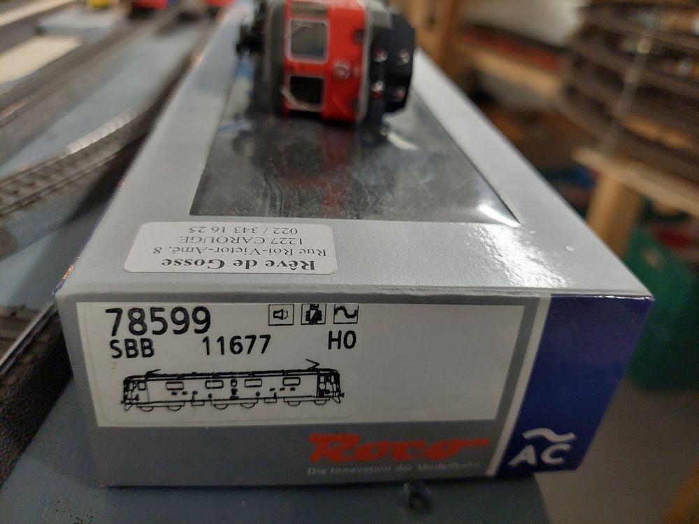 Roco 78599 Re 6/6 11677 h0 AC (Gebraucht) in Broc für CHF 226 – mit ...