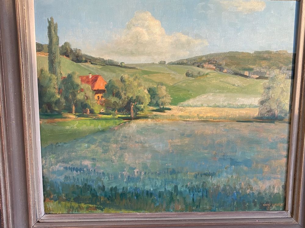 Hans ZAUGG (1894-1986) Tableaux peinture sur panneaux (Gebraucht) in Payerne für CHF 58 – mit ...