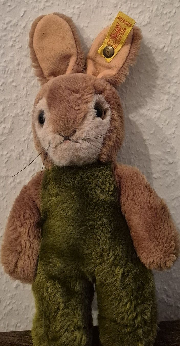 Süsser Vintage Steiff Hase, Knopf im Ohr, Rarität 🐰 (Gebraucht) in ...