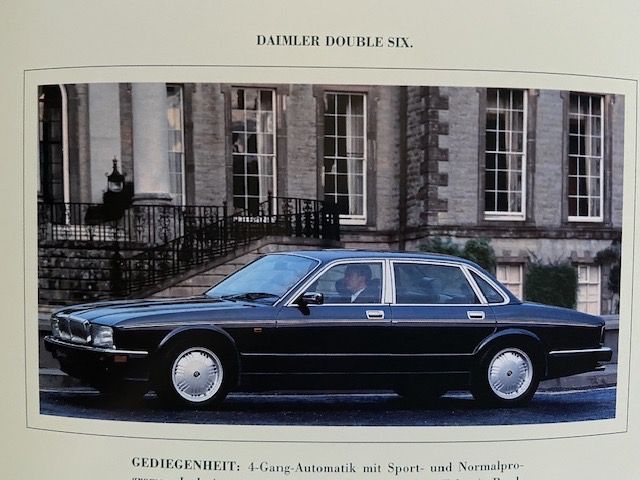 JAGUAR V12 XJS XJ12 DAIMLER DOUBLE SIX Prospekt c. 1993 1994 (Gebraucht ...