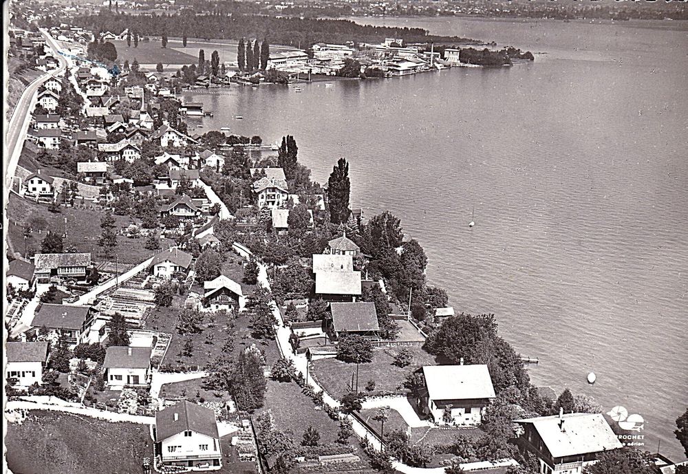 EINIGEN (BE) Flugaufnahme 1963 (Gebraucht) in Schlieren für CHF 6 – mit ...