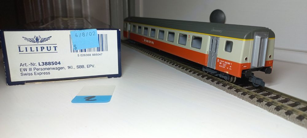 #2 Liliput L388504 SBB EW III A Swiss Express H0 1:87 DC neu (Neu und originalverpackt) in Olten ...