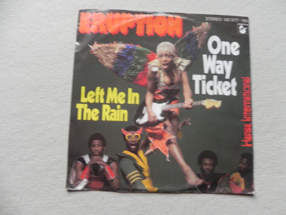 Single 7 " Brit. Disco R&B Band Eruption 1979 One Way Ticket (Gebraucht ...
