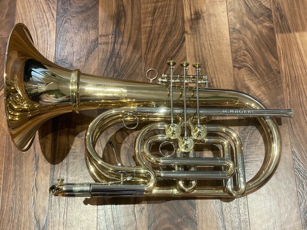 Basstrompete Schagerl Wunderhorn V (Neu (gemäss Beschreibung)) in für ...