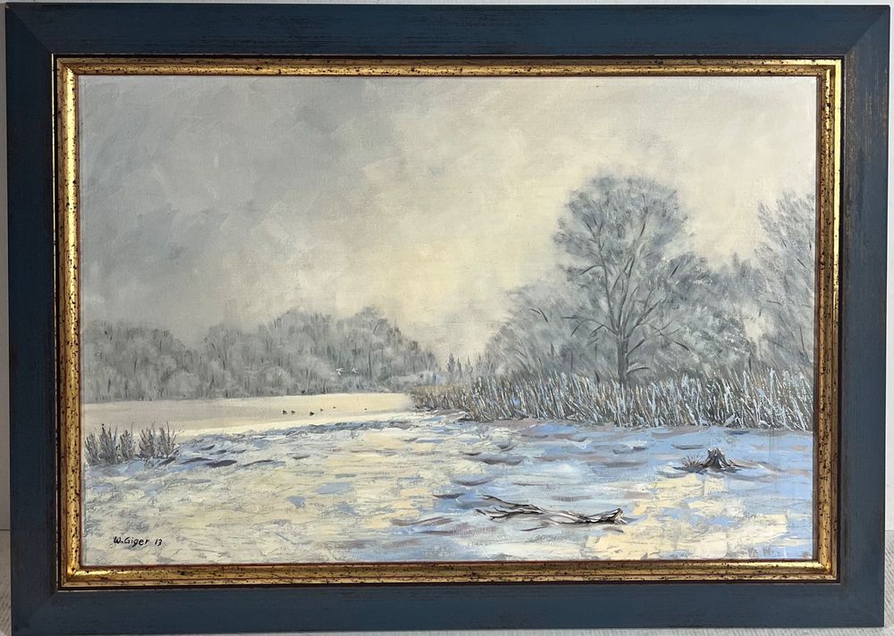 Walter Giger - Winter-Landschaft Gemälde (Gebraucht) in Root für CHF 74 ...