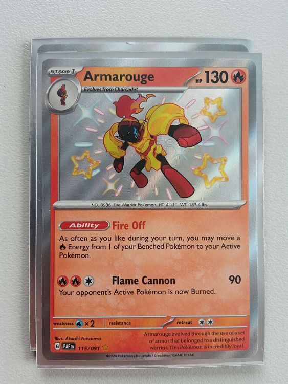 Armarouge Shiny - Paldean Fates (Gebraucht) in Altstätten SG für CHF 3. ...