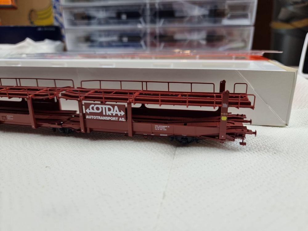 Roco 46751 Autotransportwagen Doppelstock H0 DC (Neu (gemäss ...