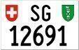 Kontrollschild / Autonummer SG 12691 (Gebraucht) in Oberriet SG für CHF 1600 – mit Lieferung auf ...