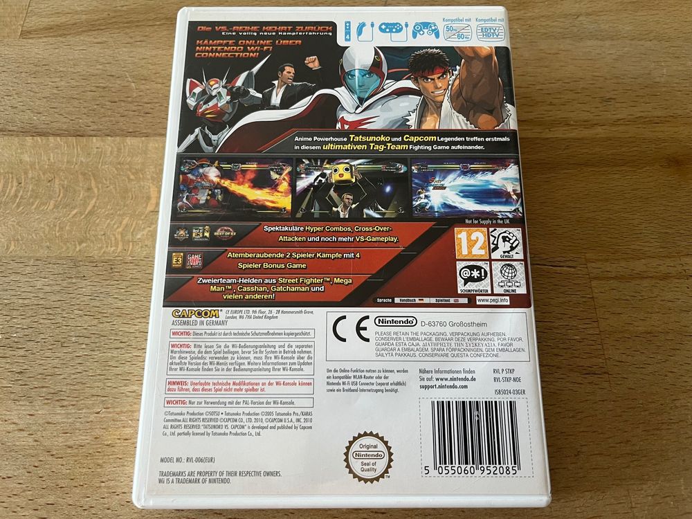 Tatsunoko vs. Capcom - Wii - Deutsch - Komplett - sehr gut (Gebraucht ...