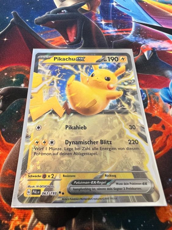 Pikachu ex (PAL 063) - DE - Entwicklungen in Paldea | Kaufen auf Ricardo