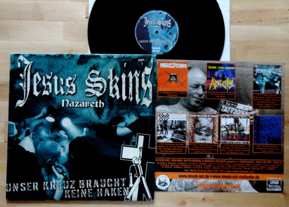 LP JESUS SKINS unser kreuz braucht keine Haken 2002 OI PUNK | Kaufen ...