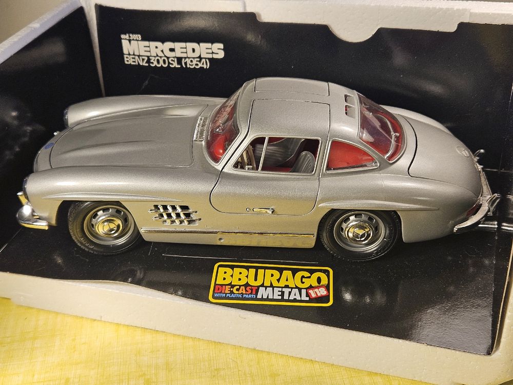 Burago BBurago Mercedes 300SL mint mit OVP 1/18 (Neu (gemäss ...