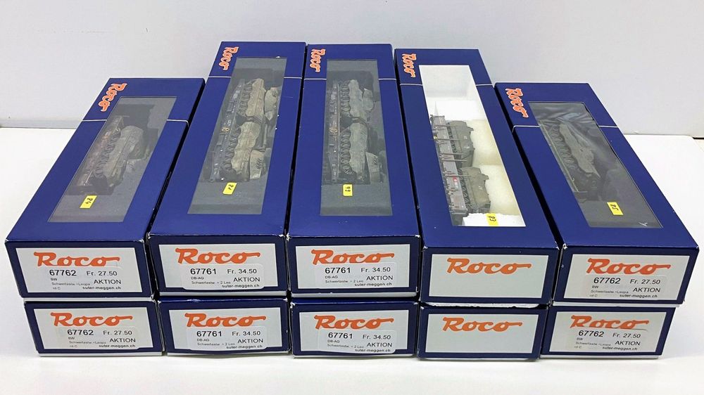 Roco 67761/62/45953= Panzer-Militärzug 10-teilig gesupert (Gebraucht ...