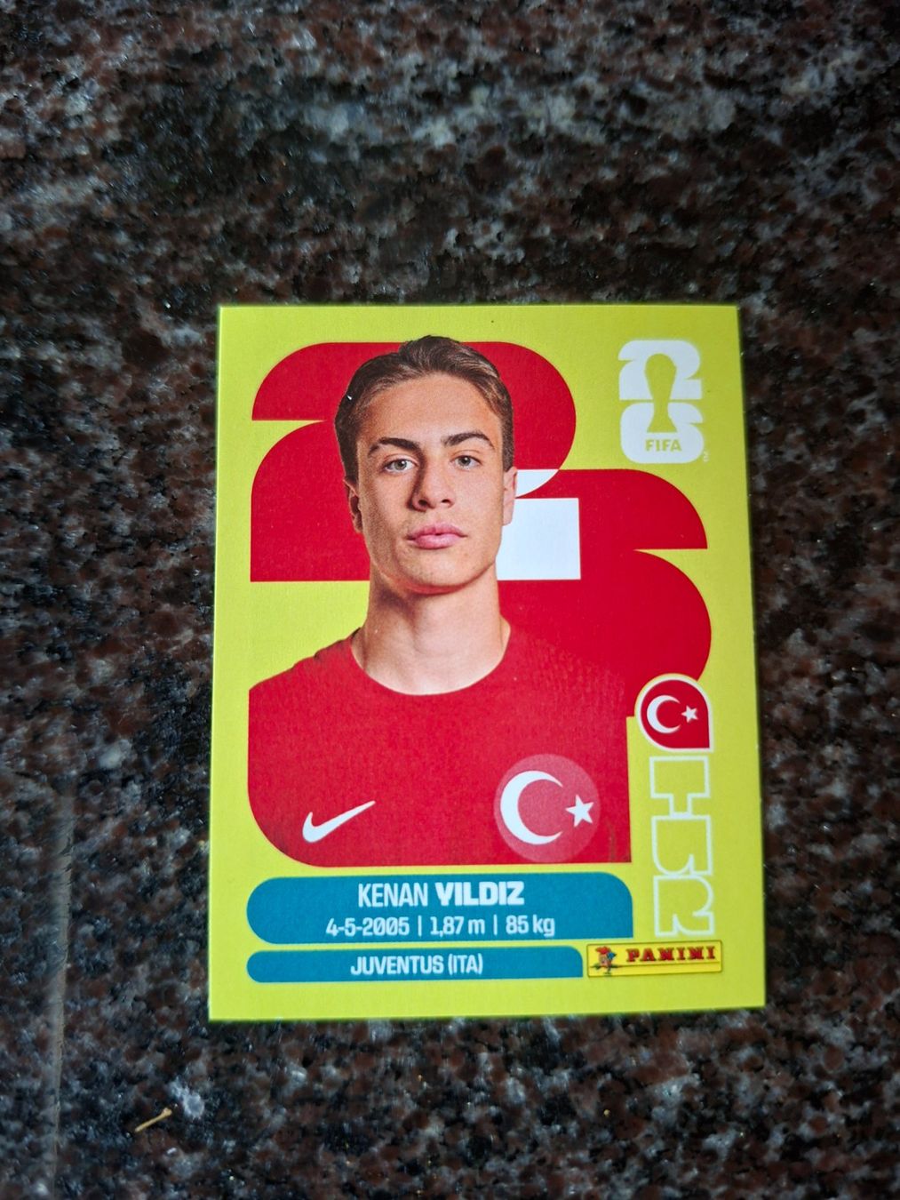 Panini FIFA 2026 Sticker Kenan Yildiz TUR 20 (Neu (gemäss Beschreibung ...