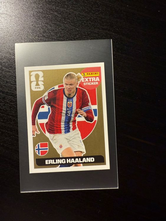 Haaland Panini Extra Sticker gold/or FIFA World Cup 2026 (Neuf (Voir ...