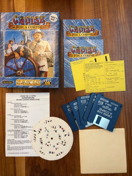 Amiga Spiel: Cruise for a Corpse (Big Box) (Gebraucht) in Niederhasli ...