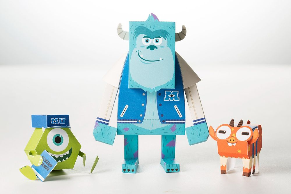 Momot Papertoy Monsters Inc. (Monster AG) Disney | Kaufen auf Ricardo