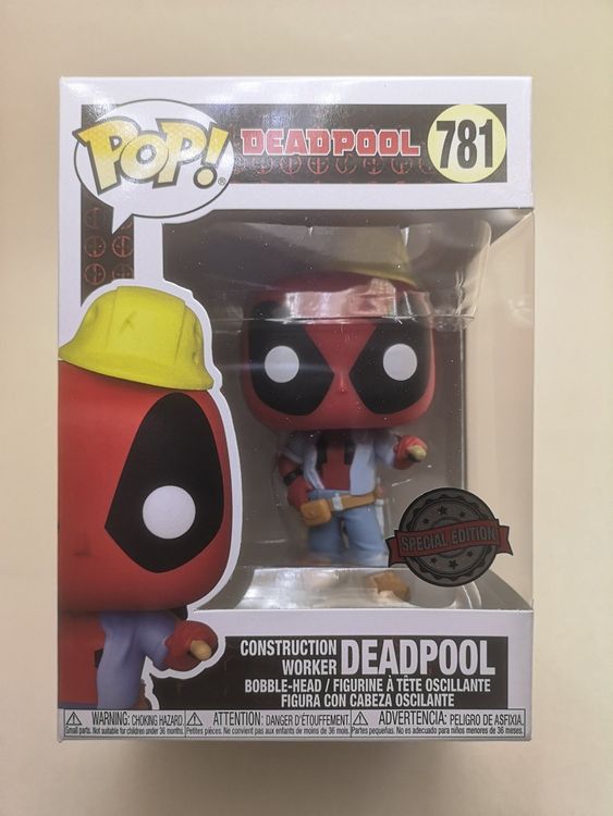 Funko Pop Construction Worker Deadpool #781 (Neu und originalverpackt) in Riehen für CHF 30 ...