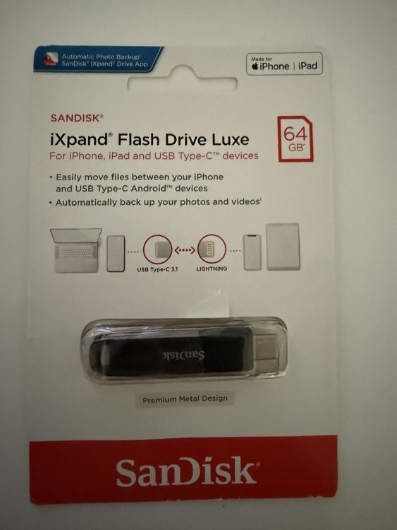 Scandisk iXpand Flash Drive Luxe 64GB (Neu (gemäss Beschreibung)) in ...