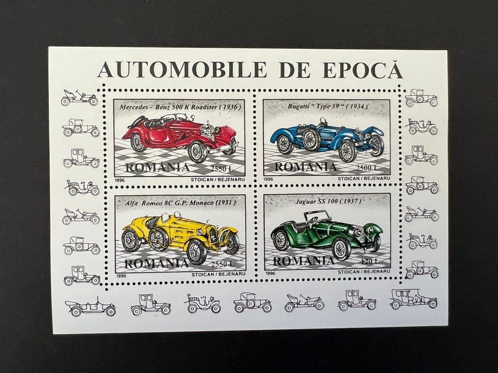 Rumänien Rennwagen Block 1996 postfrisch Luxus (B533) (Gebraucht) in ...