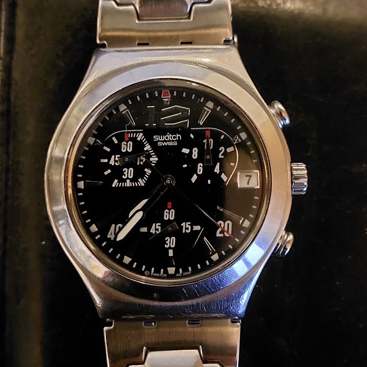 Swatch Irony Chronograph V8 (Gebraucht) in Oberdiessbach für CHF 59 – mit Lieferung auf Ricardo ...