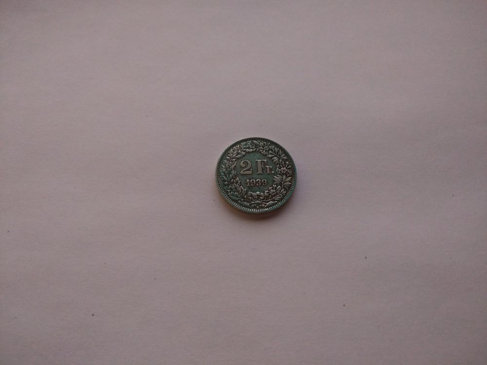 2 Franken Münze Silber 1939 | Kaufen auf Ricardo