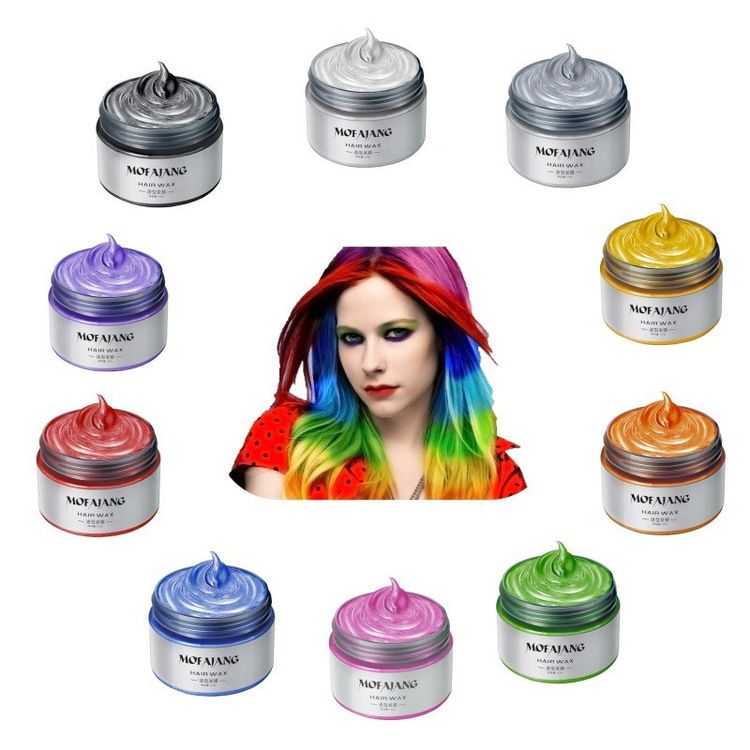 Temporäre Haarfarbe 120g Wachs Styling Fasnacht Party (Neu und ...