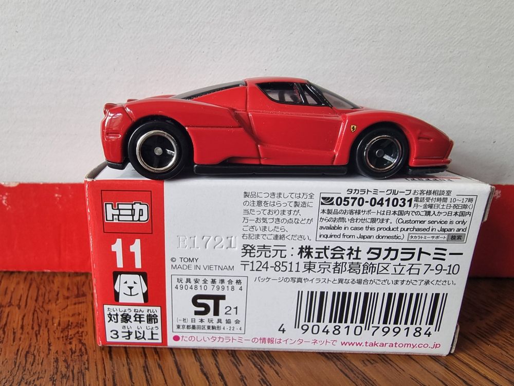 Tomica #11 ENZO FERRARI (Gebraucht) in Chateau d'Oex für CHF 8.9 – mit ...