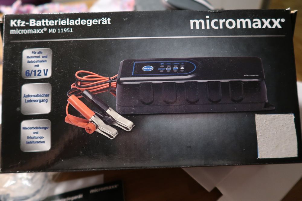 Medion Micromaxx KFZ- Batterieladegeräte (Neu und originalverpackt) in ...