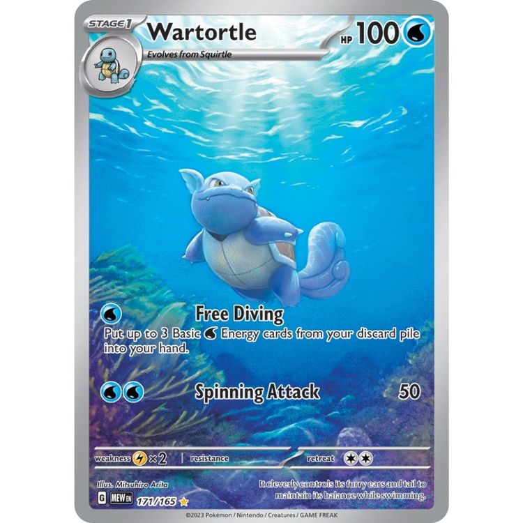 Wartortle MEW 171/165 - Pokémon TCG - EN (Gebraucht) in Jonschwil für CHF 18.9 – mit Lieferung ...