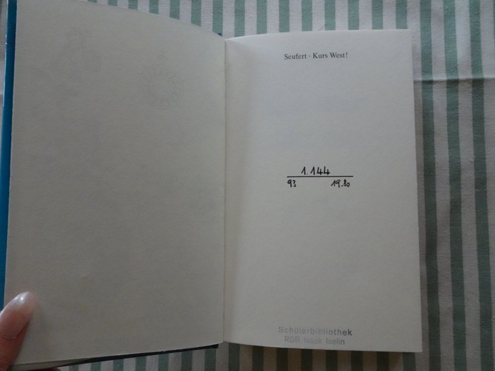 Karl Rolf Seufert - Kurs West - Christoph Kolumbus - B403 (Gebraucht) in Küssnacht am Rigi für ...