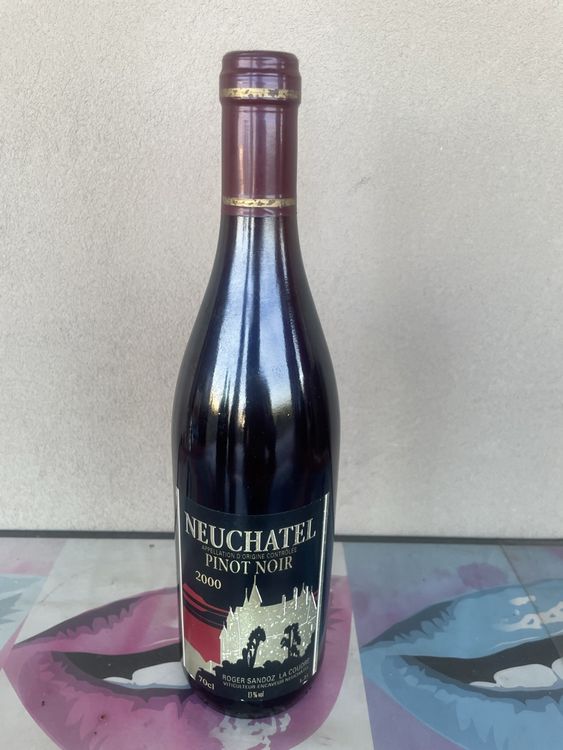 Vin rouge, Neuchâtel Pinot Noir 2000, Roger Sandoz, 70cl (D'occasion) à ...