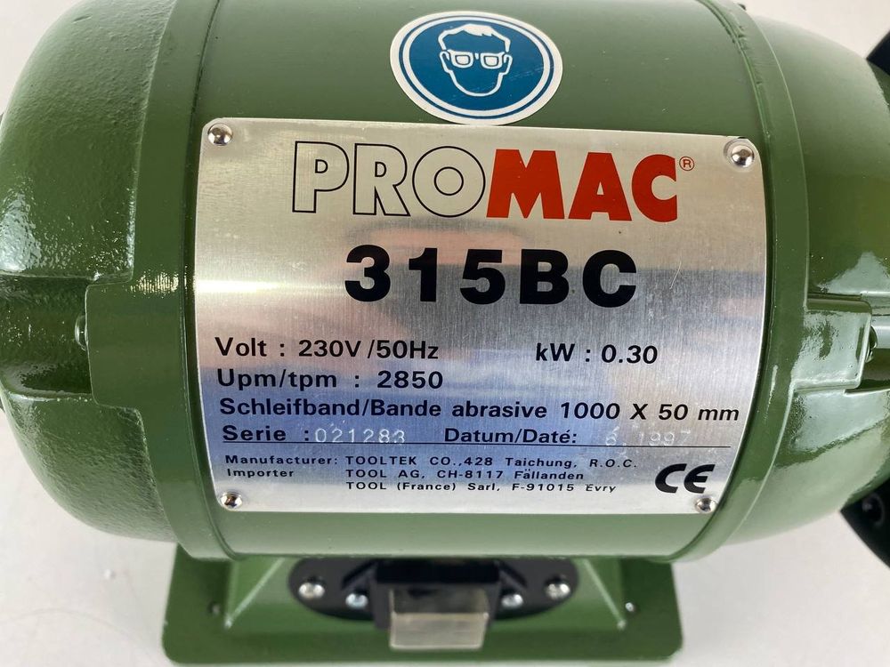 ProMac 315 BC Schleifmaschine mit Band & Drahtbürste N 1465 (Gebraucht) in Roggwil BE für CHF ...