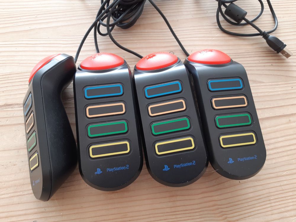 Original Sony Buzz! Buzzer Controller Set PS2 Playstation 2 (D'occasion ...